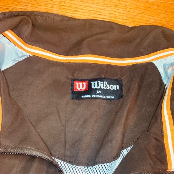 Wilson | Jackets & Coats | Retro Wilson Tennis Windbreaker Jacket ...